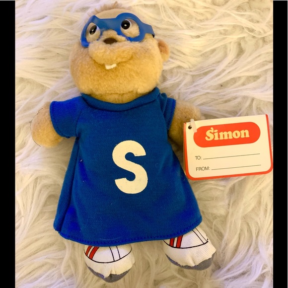 burger king | Toys | Collectible Vintage Plush Toy Simon Alvin The ...